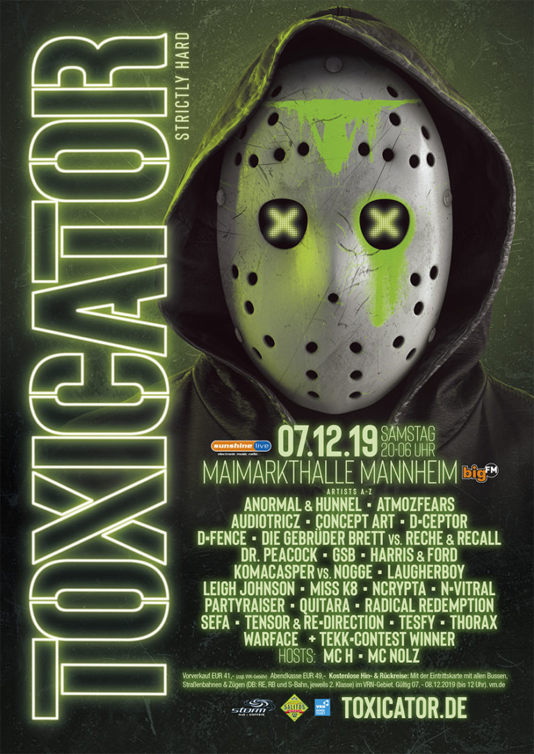 TOXICATOR 2019: LineUp veröffentlicht – Youinside